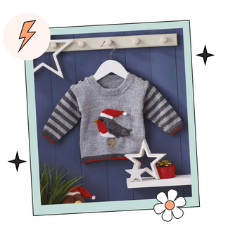 Rockin Robin, Baby Robin Christmas Jumper - Knitting Pattern – Jane ...